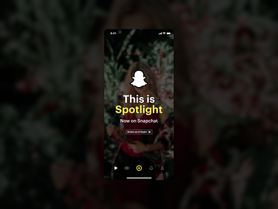 Snapchat Spotlight Concept 👻🔦😉 by Angie Urbina on Dribbble