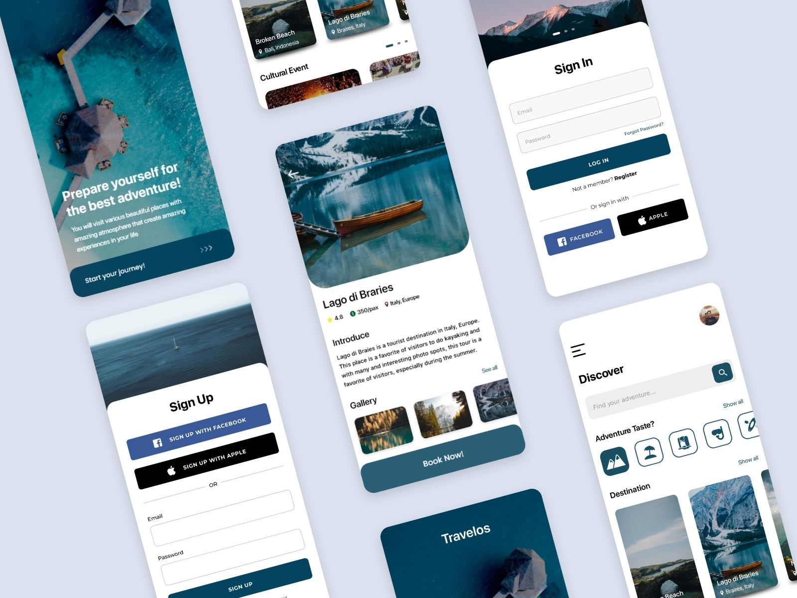 Travel Mobile App Concept by Ghifary Maulana Fanony on Dribbble