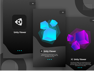 unity viewer splash screen ui by raisa nem on Dribbble