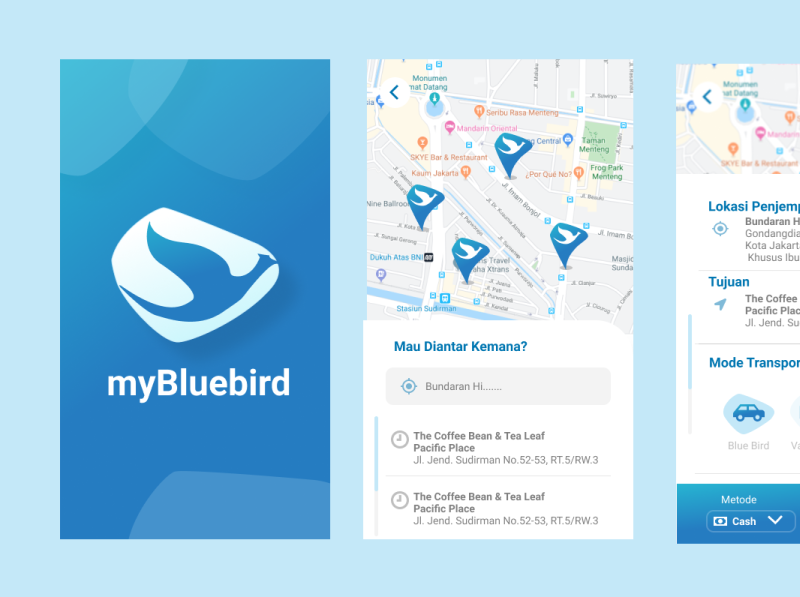 MYBLUEBIRD UI UX by raisa nem on Dribbble