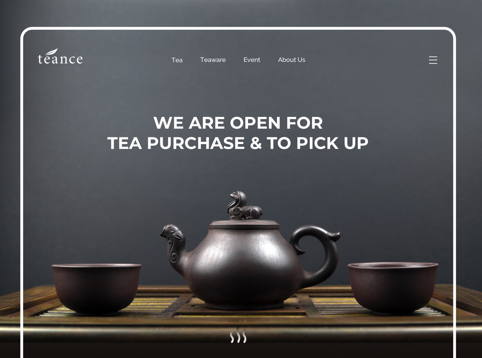 Tea shop landing page by SherryDu on Dribbble