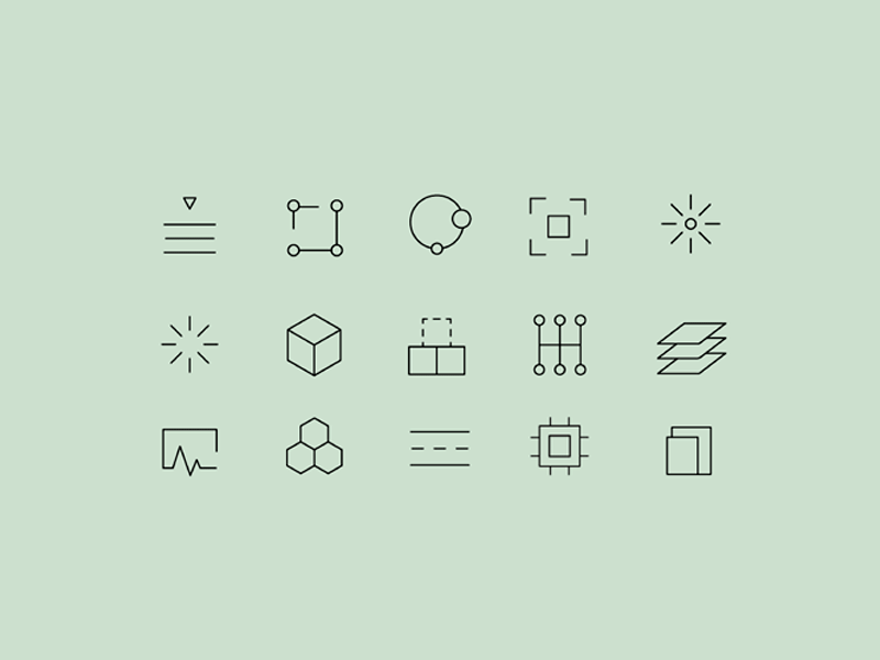 New Lab Iconography by Marianna Fierro on Dribbble