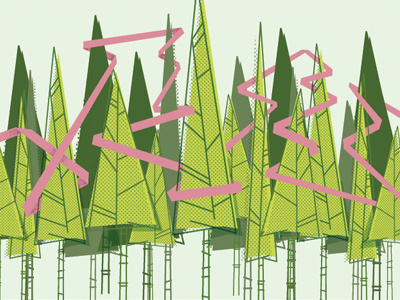 Trees Again by Scott Hill on Dribbble