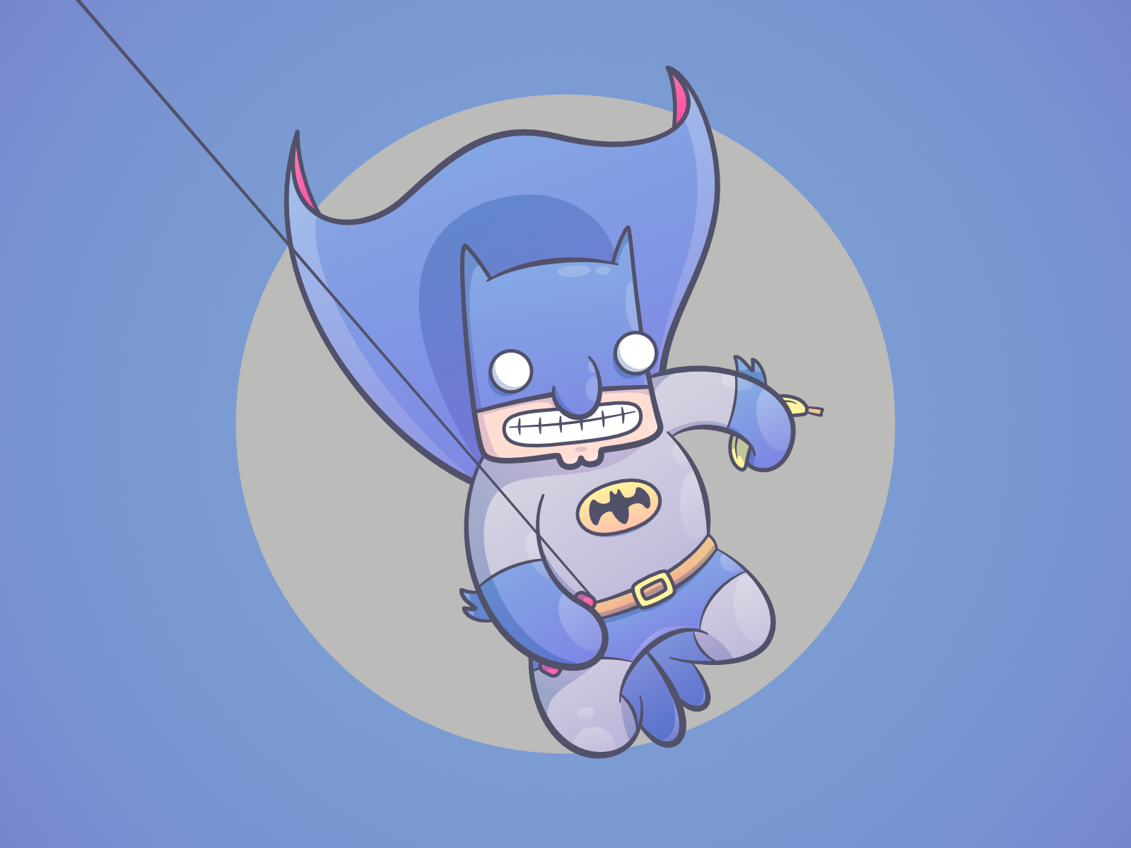 Batman with a banana by Maurizio Carlini on Dribbble