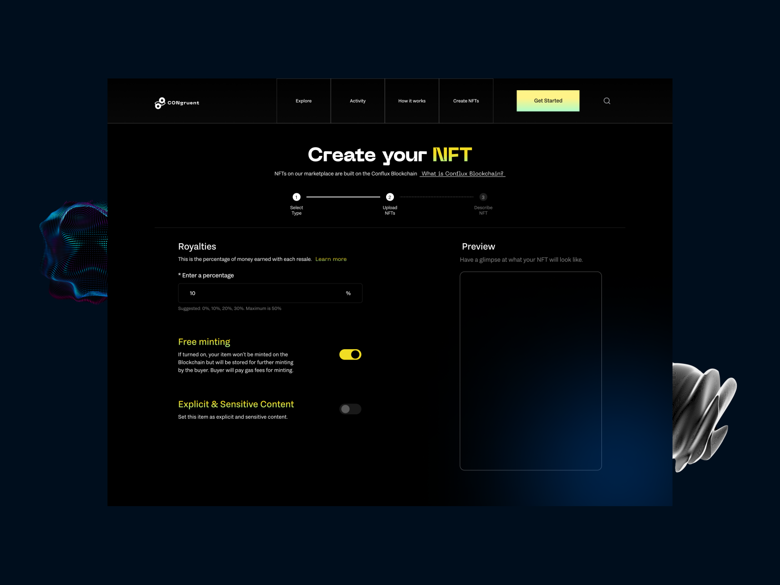 Video NFT Marketplace - Add NFT Details 3 by Olapegba Olaifa on Dribbble