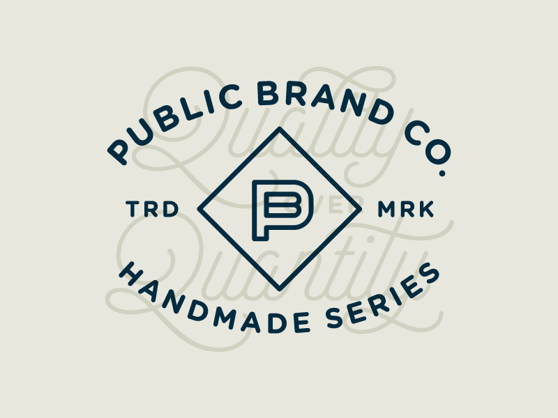 Public Brand Company Special Series Lock-up by Levi Lowell on Dribbble