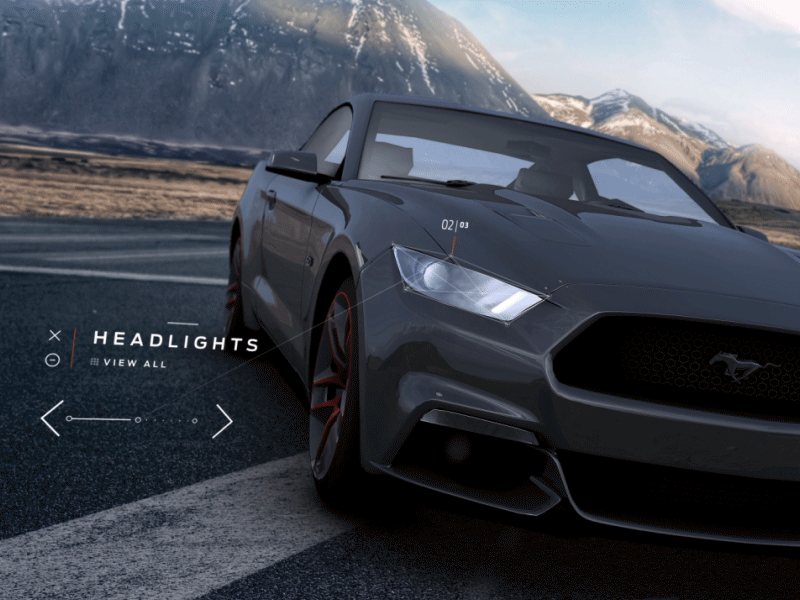 Mustang Pre Loader Animation by Garcia for Jam3 on Dribbble