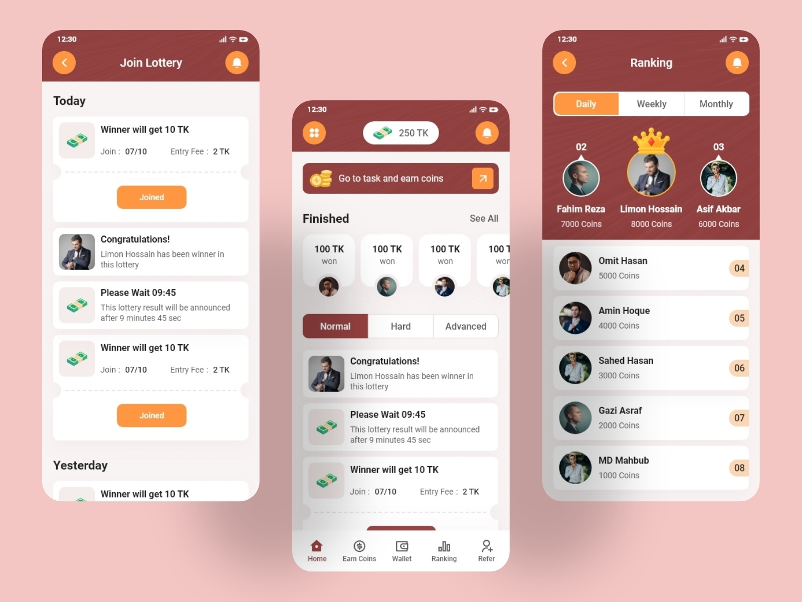 Lottery App Ui Ux Design By Softnextit On Dribbble