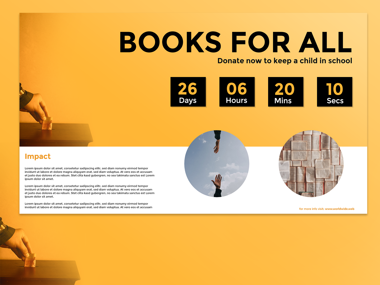 Donation Timer #Day14 by Bethany Jepchumba on Dribbble