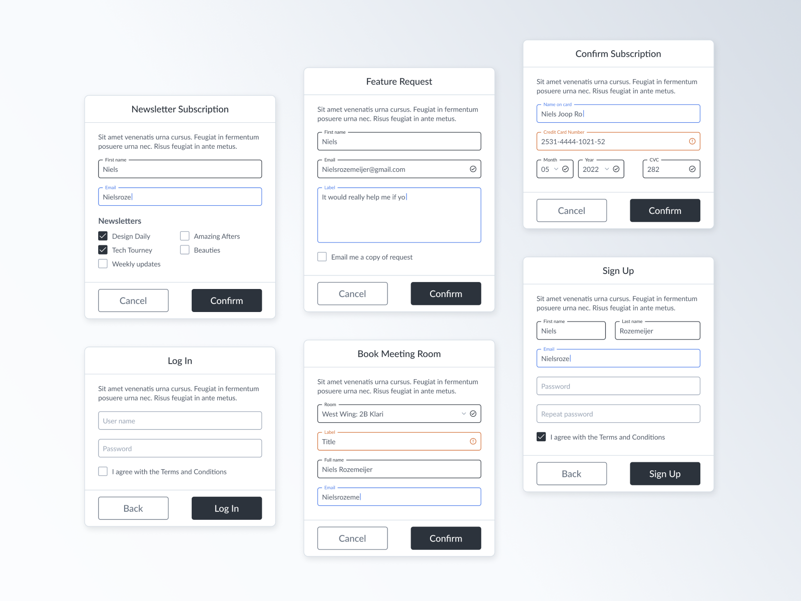 Minimalistic form design by Niels Rozemeijer on Dribbble