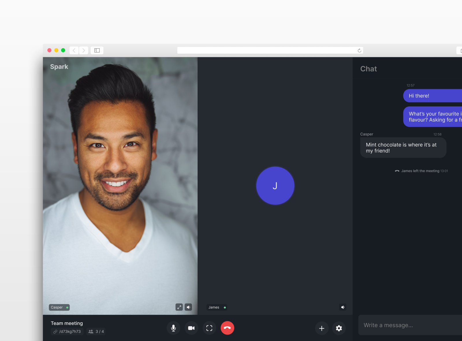 Spark: Video meetings web app by Nathan Arnold on Dribbble