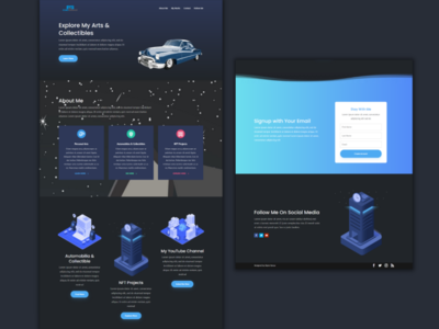 WordPress Landing Page Design & Customization for Portfolio Site by Dipen Barua on Dribbble