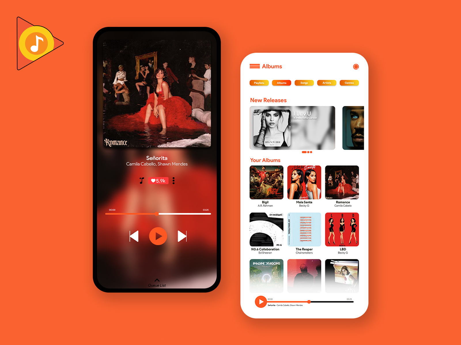 Google Play Music Concept by Ginthozan Varnakulasingam on Dribbble