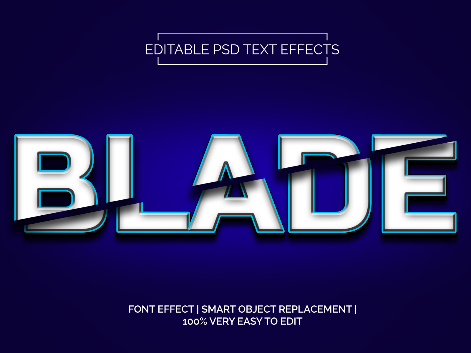 BLADE TEXT EFFECTS STYLE by @rockability10 on Dribbble