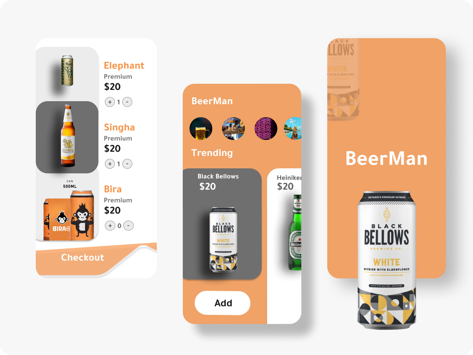 BeerMan App Concept by HQ on Dribbble