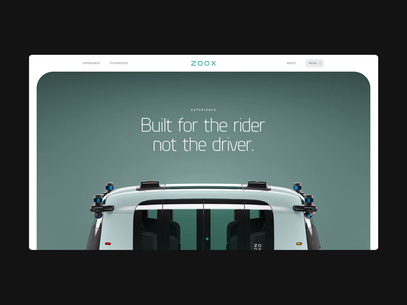 ZOOX - Vehicle by Maxime Rimbert on Dribbble