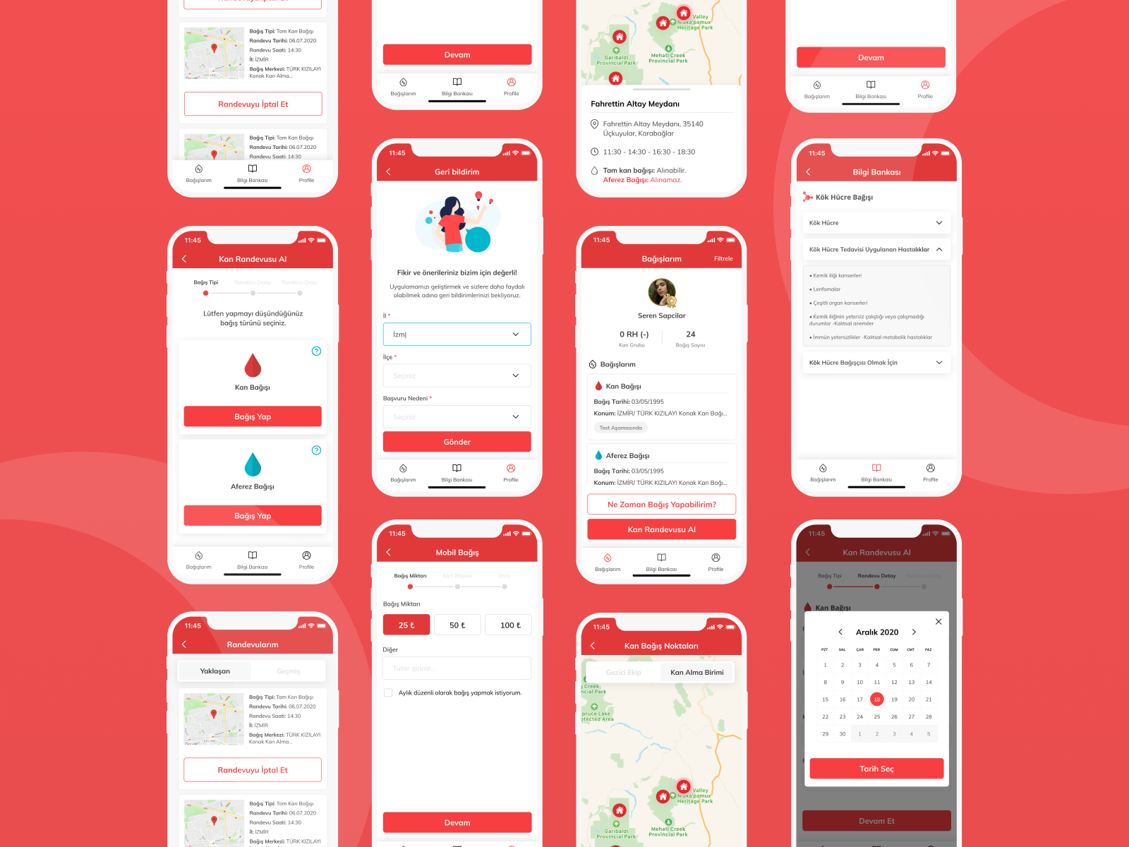 Blood Donation App by Seren Şapcılar on Dribbble