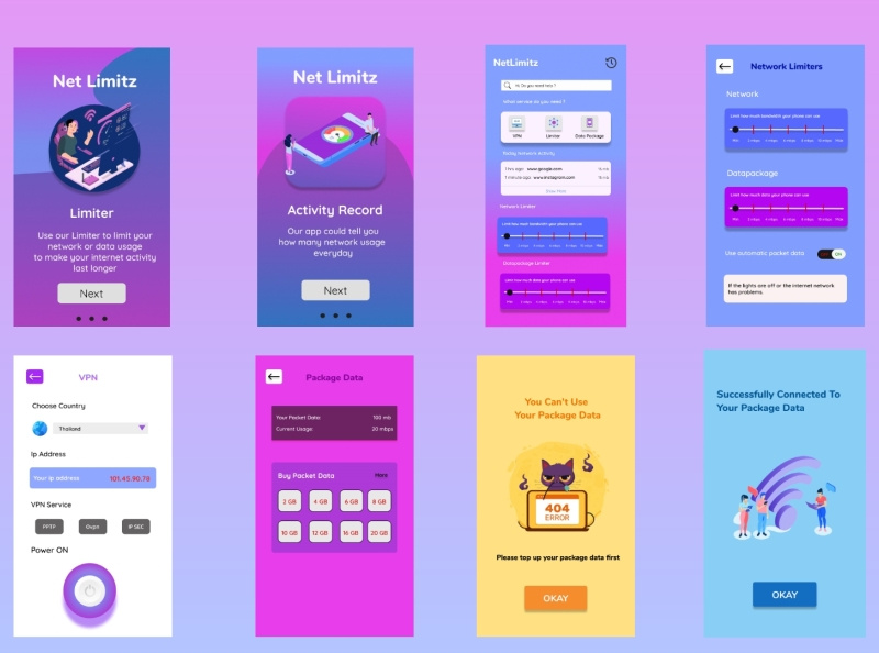 Net Limitz App by fireburn on Dribbble