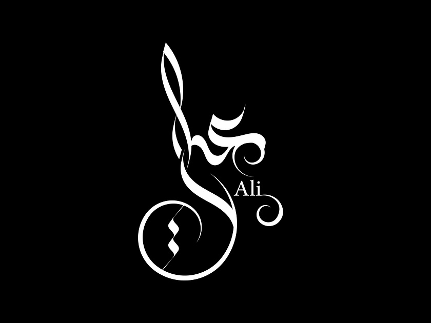 Ali Calligraphy by MyGraphicLab on Dribbble