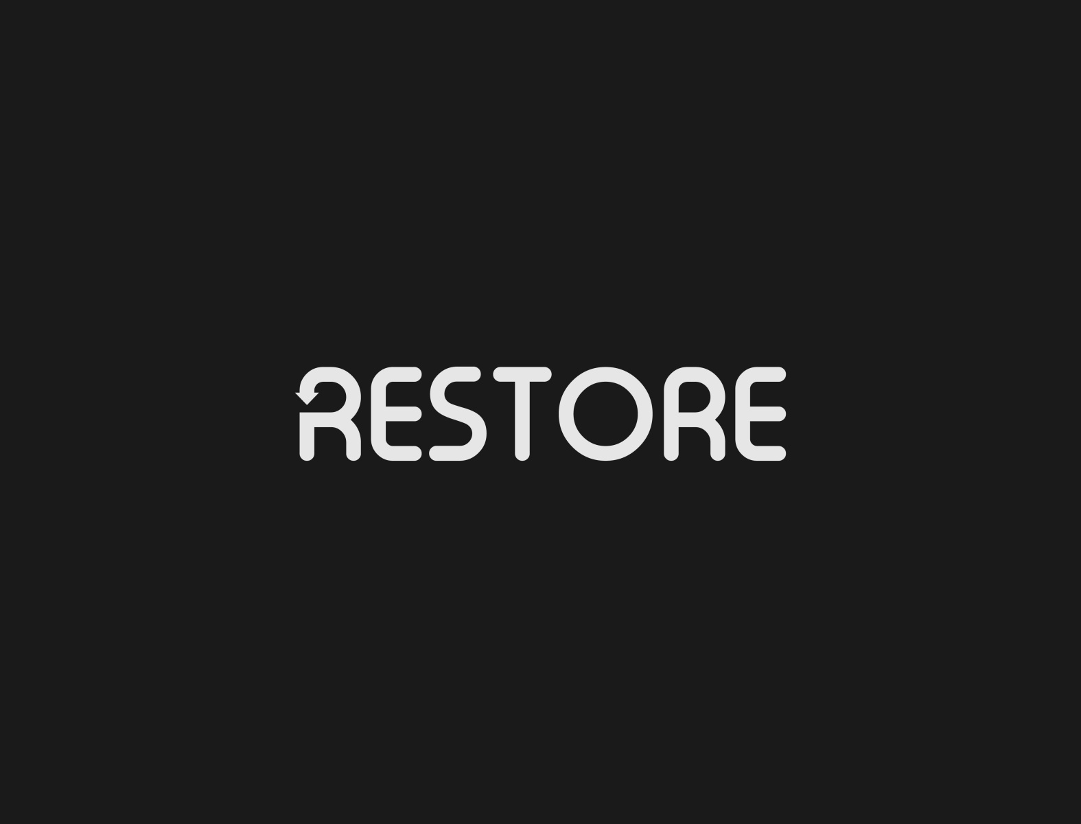 Restor logo by MyGraphicLab on Dribbble