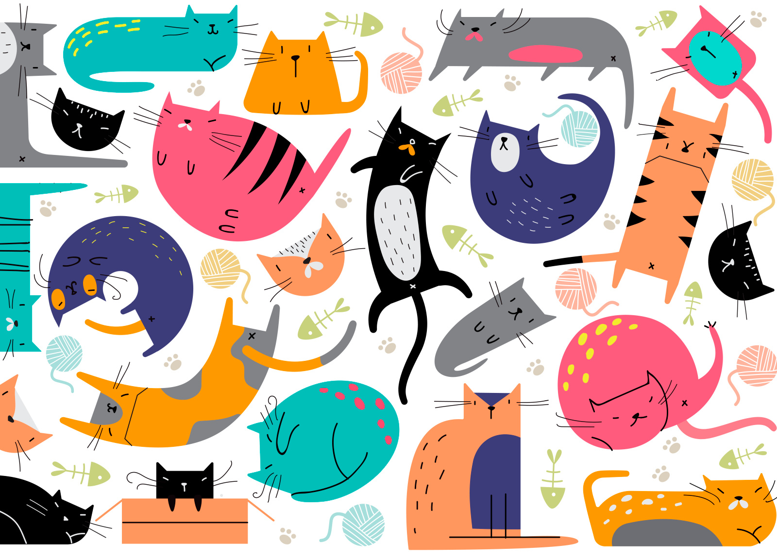 Cats by Stanislava Pinchuk on Dribbble