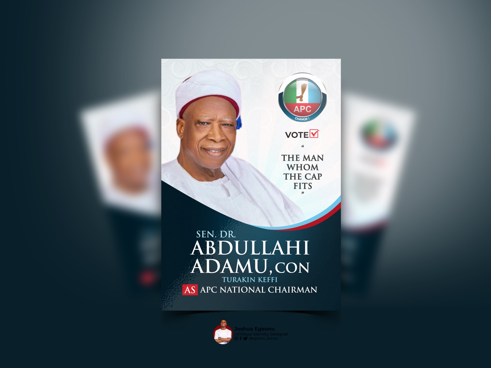 NIGERIAN APC ELECTION POSTER DESIGN by Joshua Egeonu on Dribbble