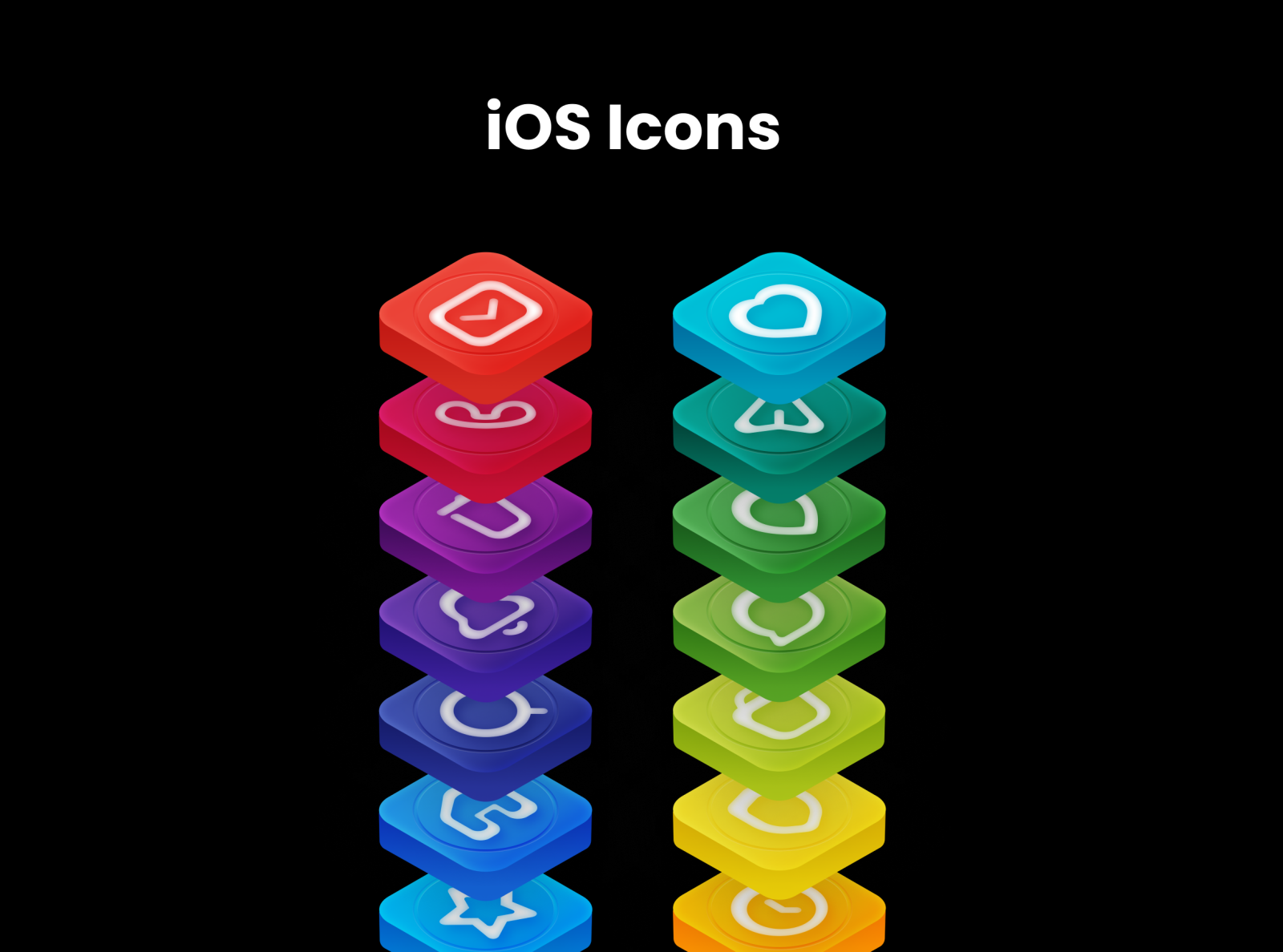 iOS Icons by Alina Kuznetsova on Dribbble