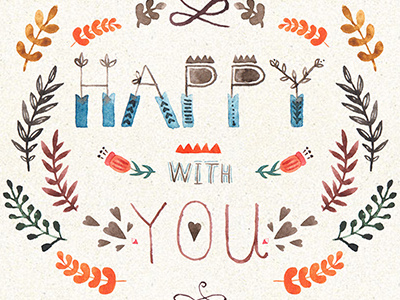 Happy With You by juliadalueva on Dribbble