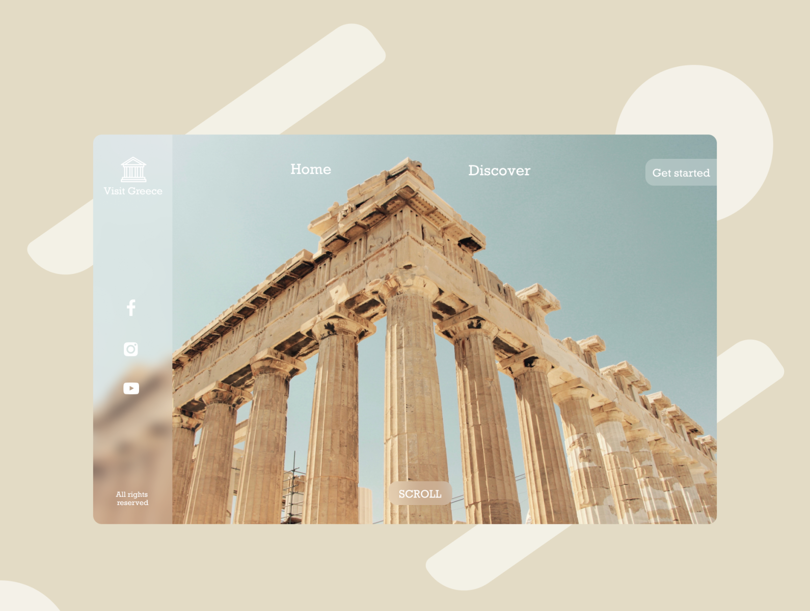 Visit Greece by Manos Chainakis on Dribbble
