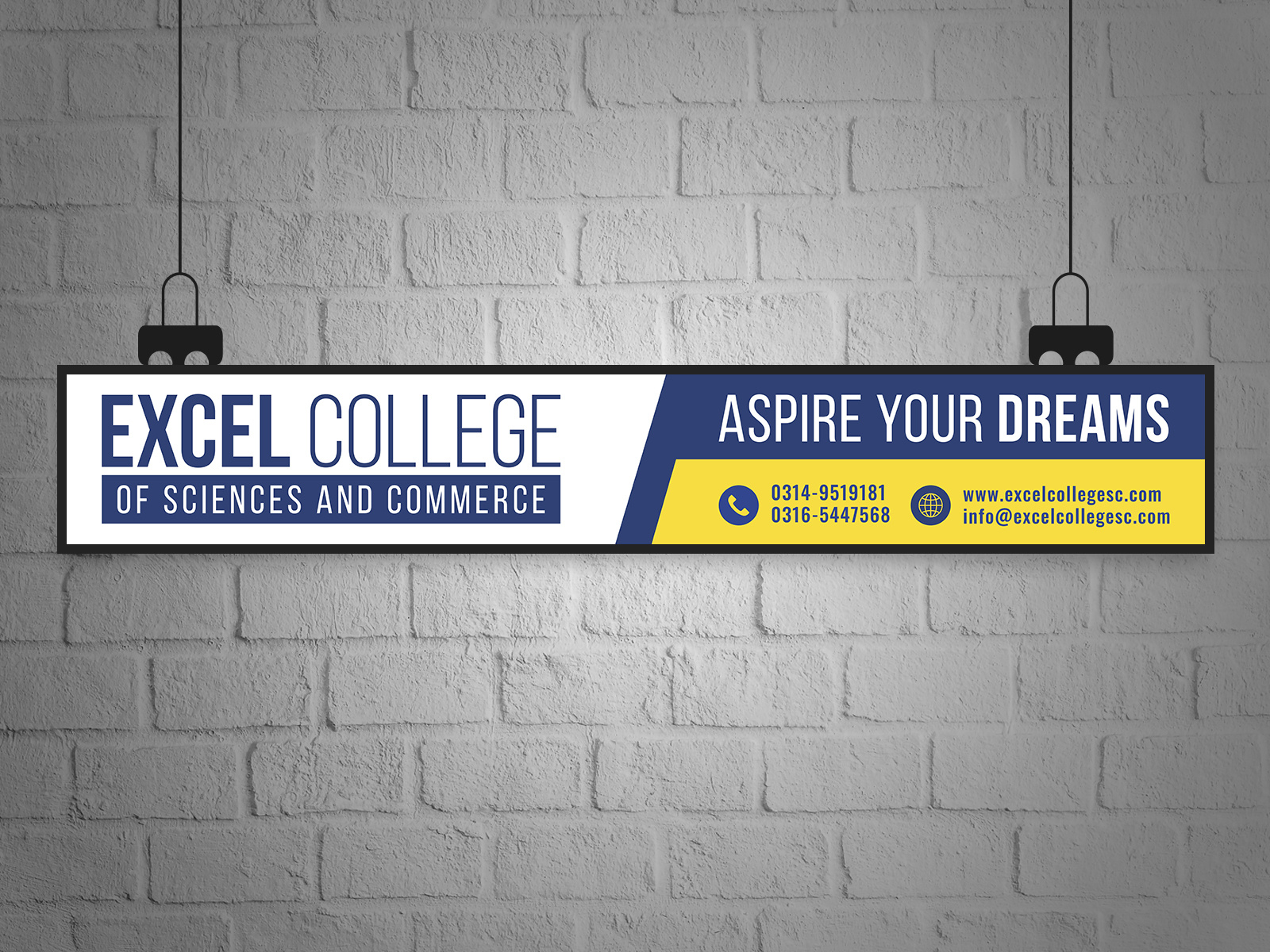 Signage Design For a College by Abdul Qadeer on Dribbble
