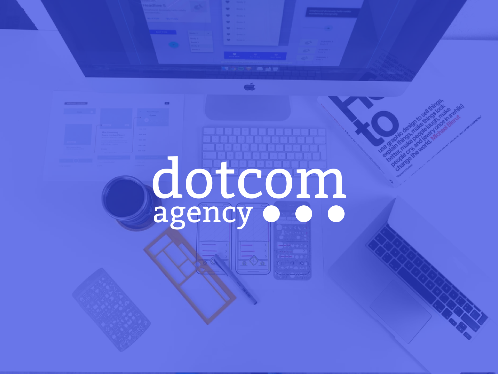 Dotcom | Agency logo by Zorii Borys on Dribbble