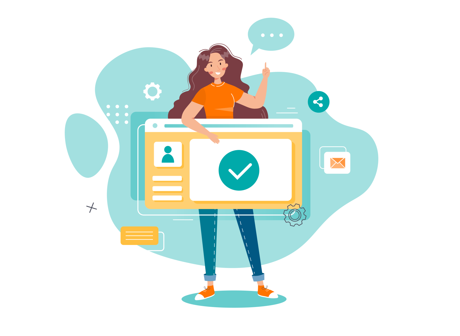 First Post by Iryna Endzevych on Dribbble