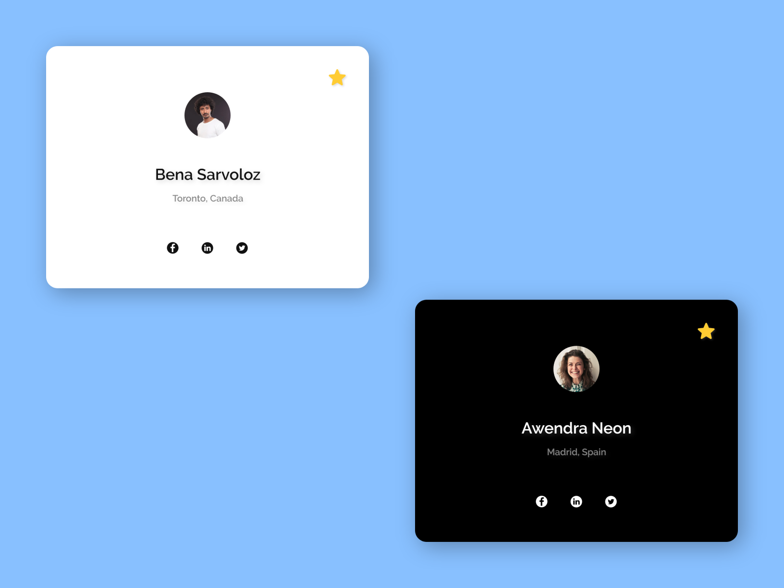 Favorite User Profile Design by Tushar Sharma on Dribbble