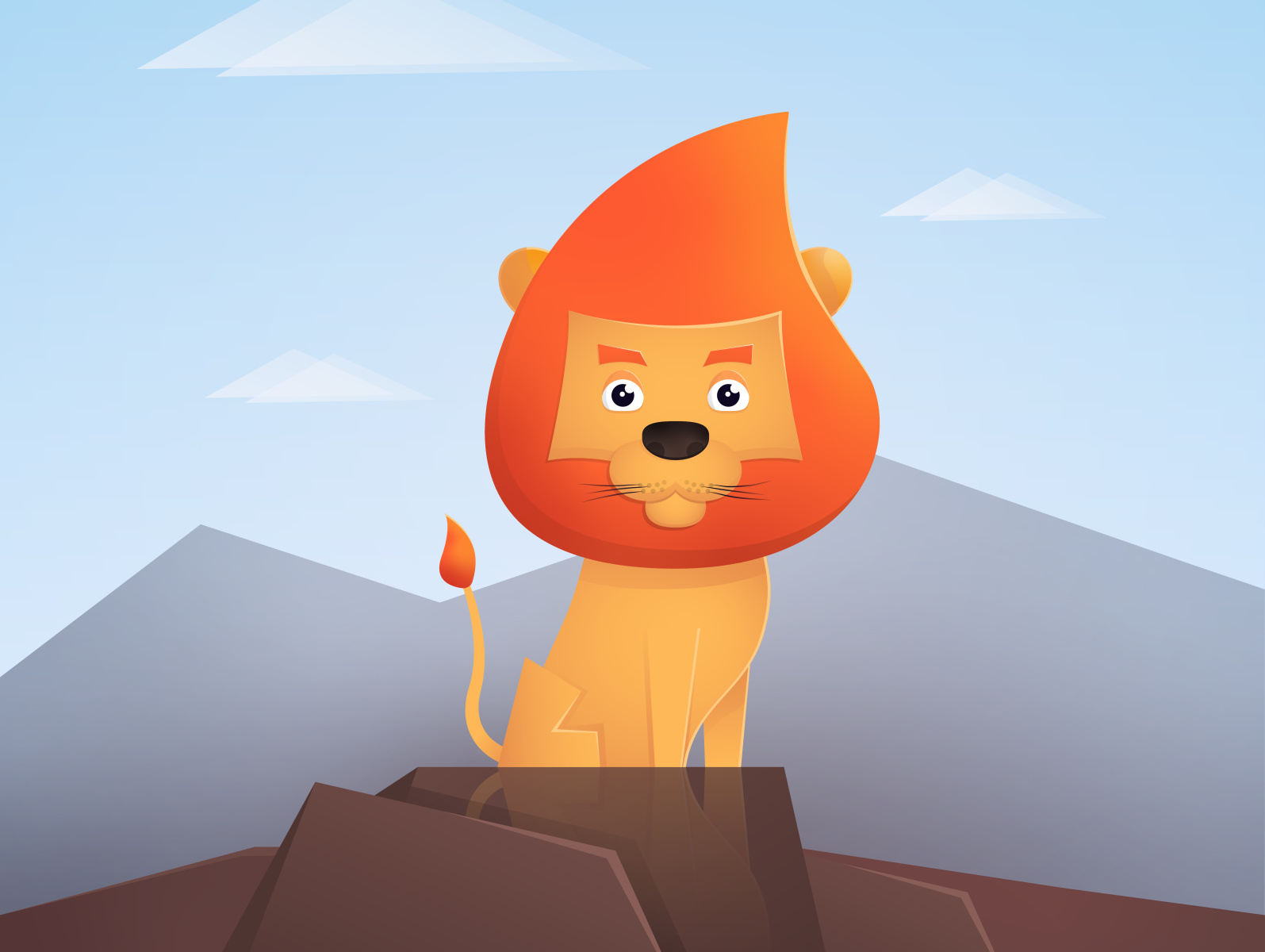 Lion by Di Scribble on Dribbble