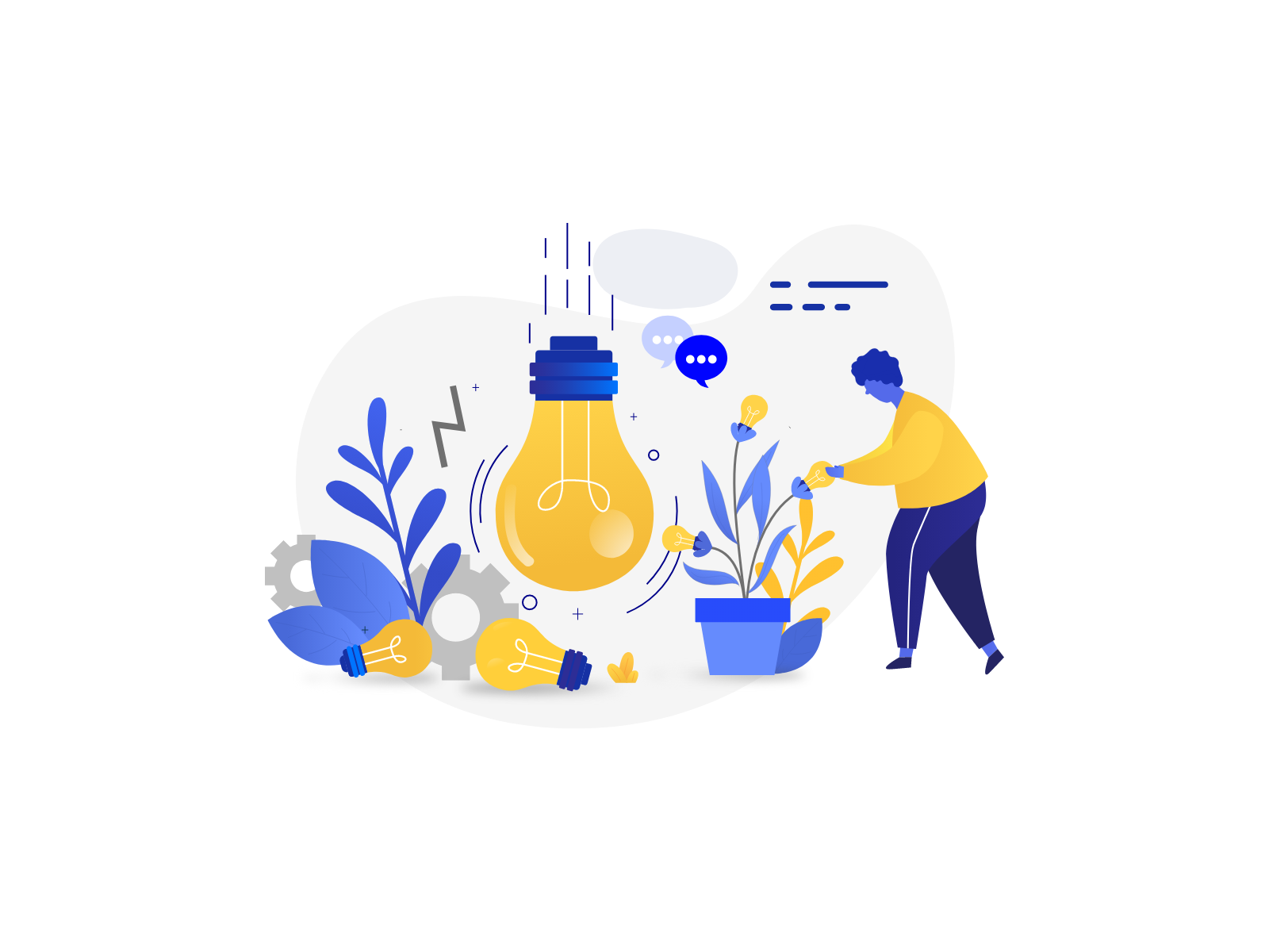 Idea illustration by Pragati_Dubey on Dribbble