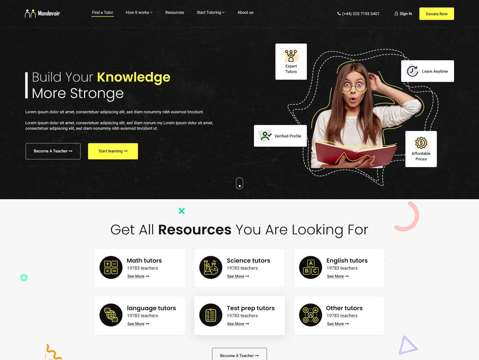 Study website design by Mohit Kumar on Dribbble