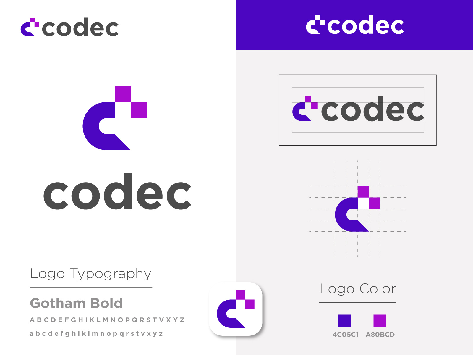 codec logo -cd letter logo -technology logo by Abdul Alim on Dribbble