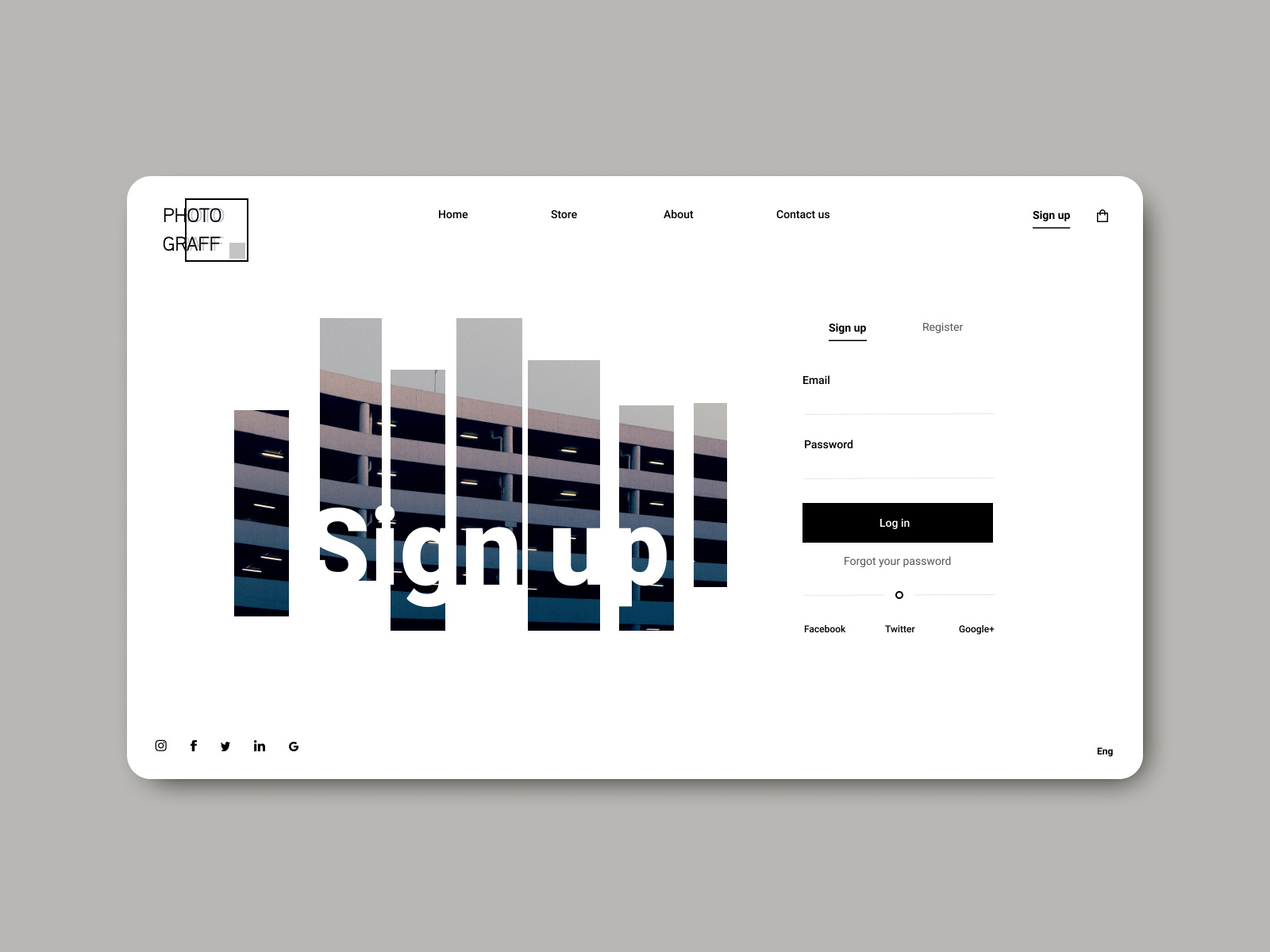 Sign up by Yana on Dribbble