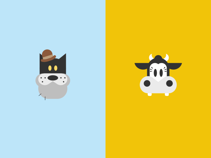 Cat + Cow by Jory Raphael on Dribbble