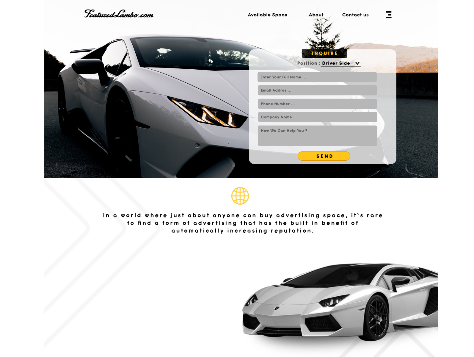 Lambo ADS by Rofiq Iqbal on Dribbble