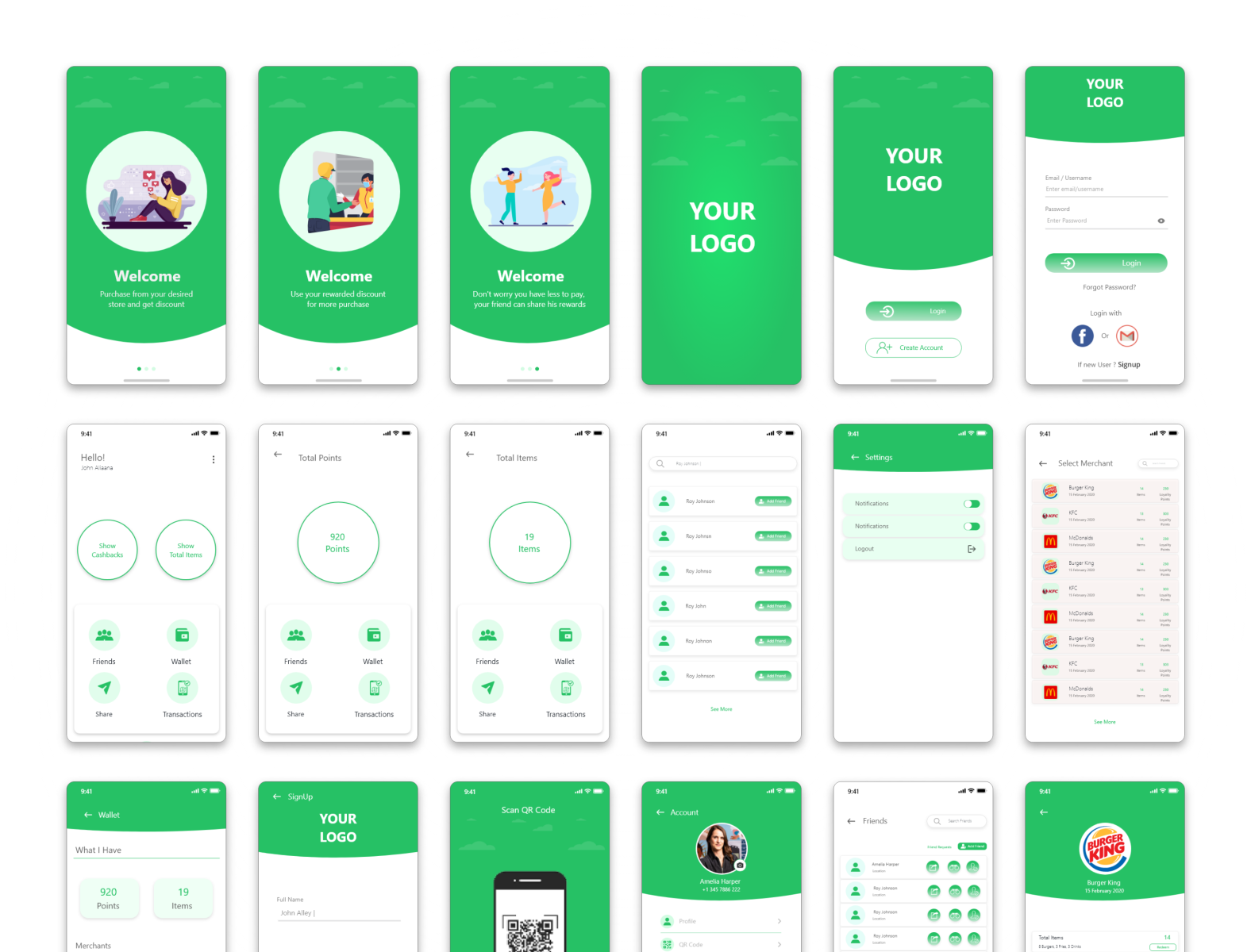 App UI Design | Multi-Service Mobile App by M Basit Latif on Dribbble