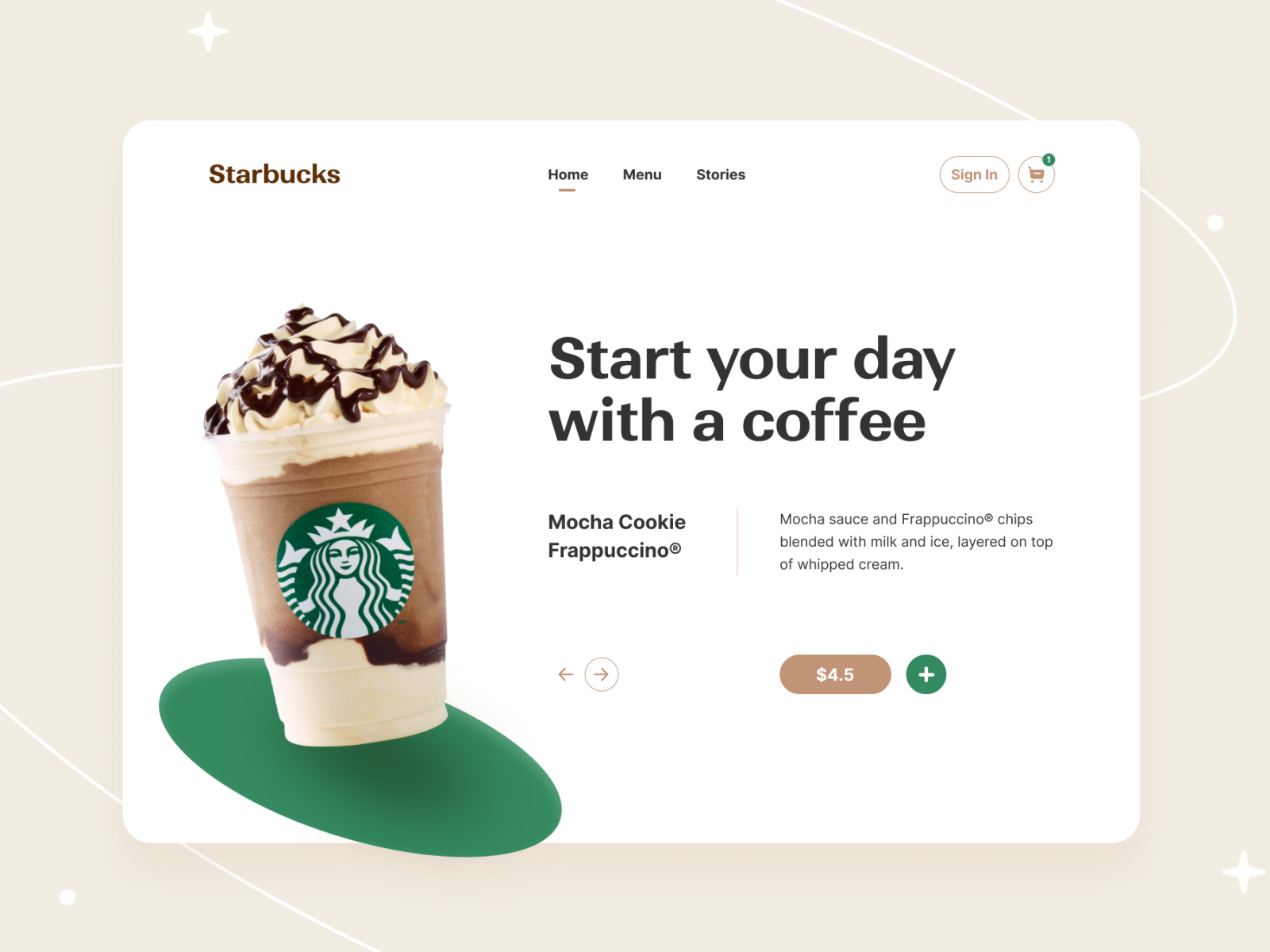 Coffee Web Design by Tidyy on Dribbble