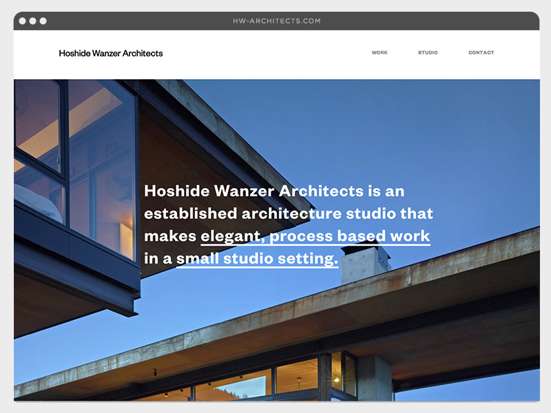 Hoshide Wanzer Architects by Glenn Newcomer on Dribbble