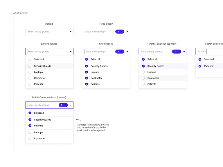 Multi Select UI by Joshua Gembeeram on Dribbble