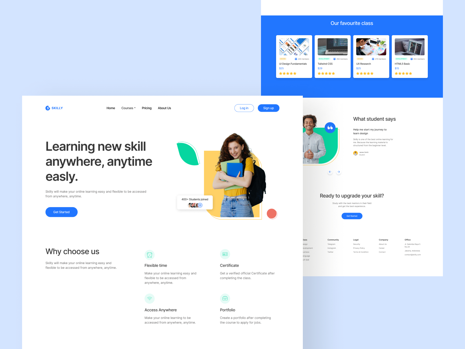 Online Learning Platform - Landing Page by Robbi Firmansah on Dribbble