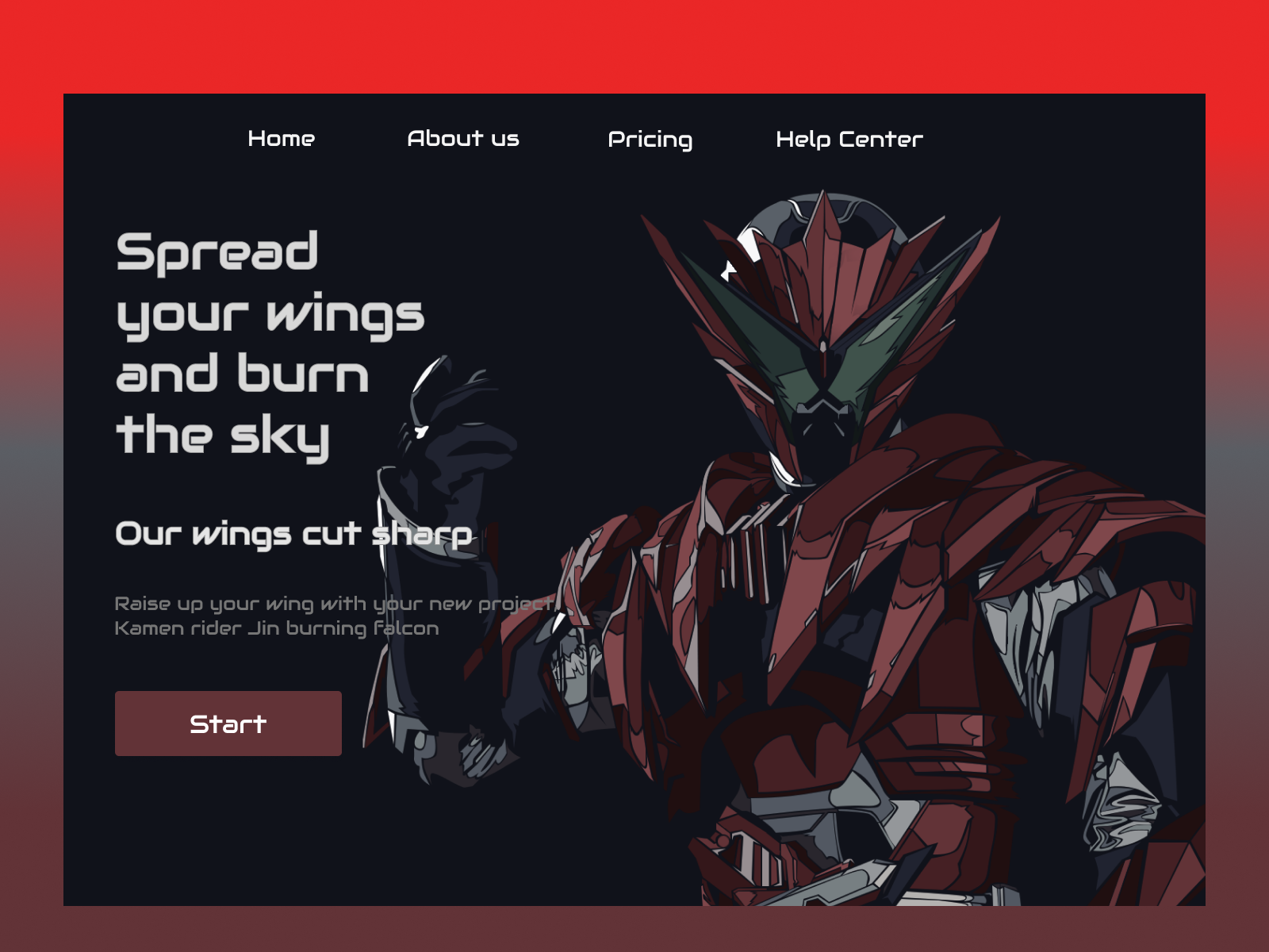 Daily UI 3 - landing page by Matheus Silva on Dribbble