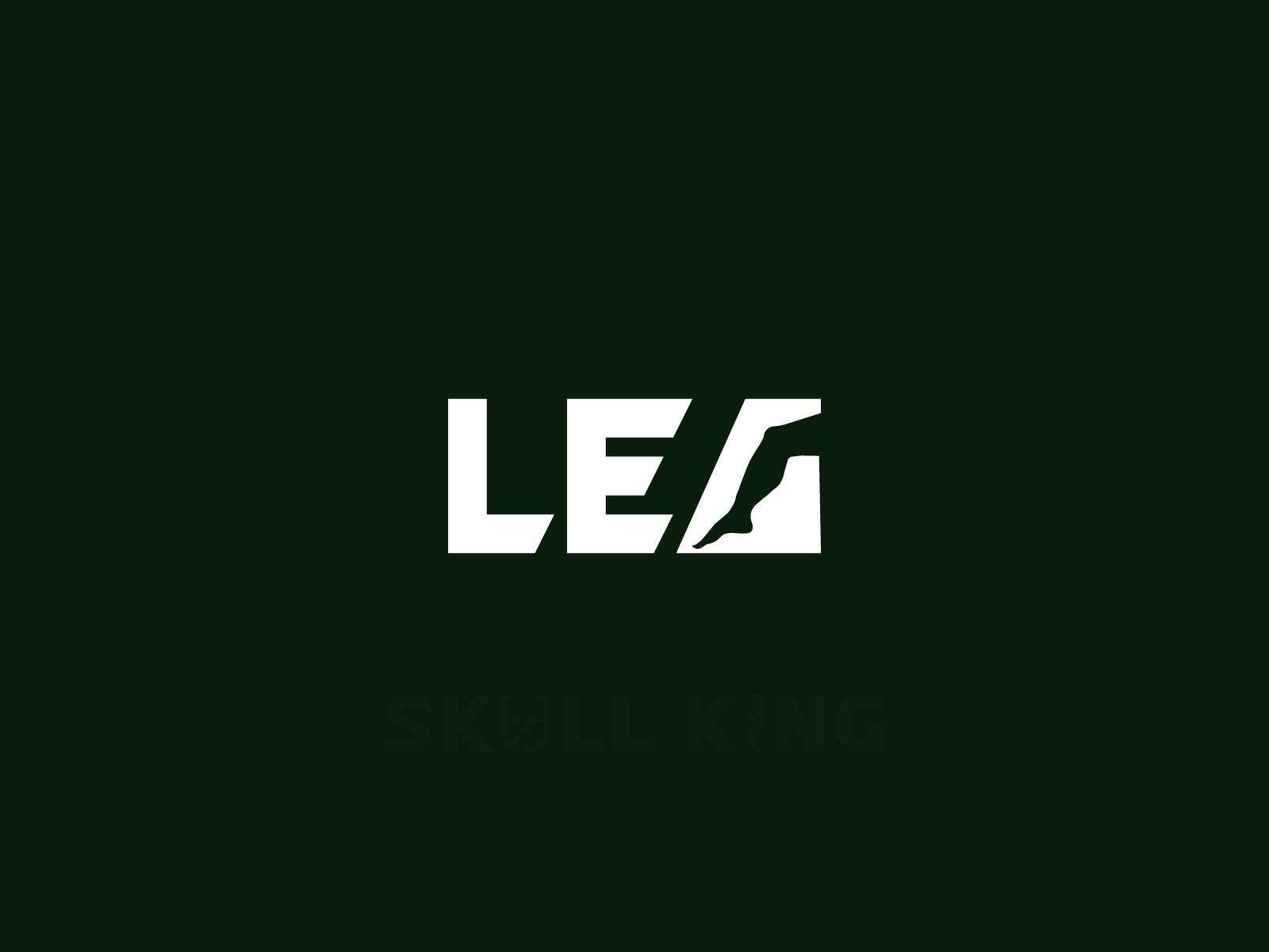 Leg Logo by Skull King on Dribbble
