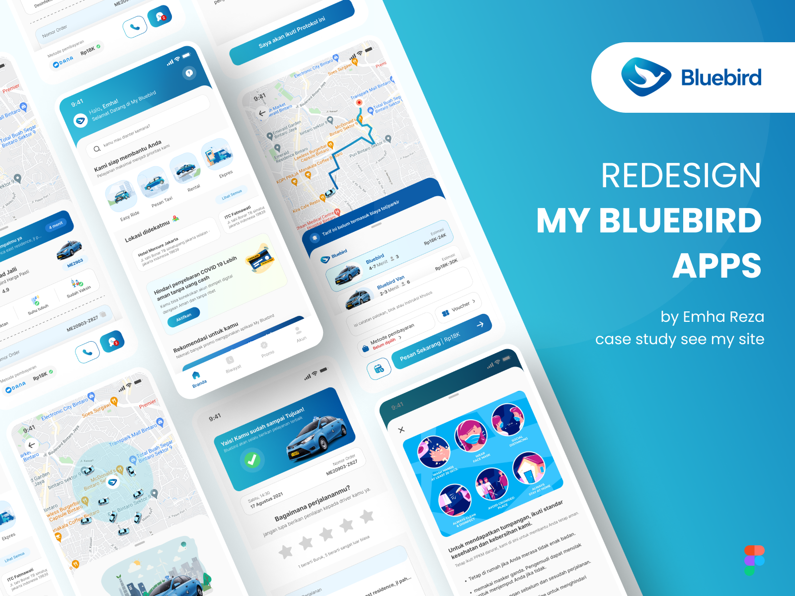 Redesign my bluebird apps by Emha Reza on Dribbble