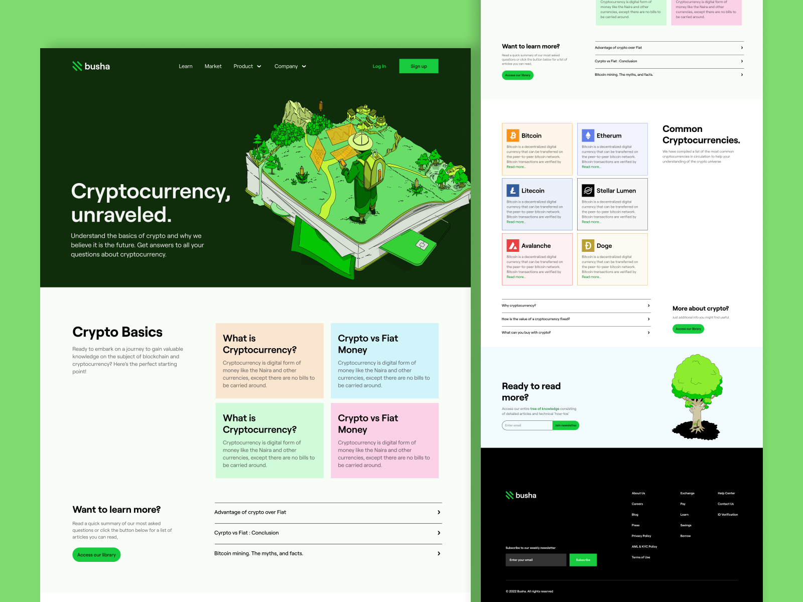 Busha Learn by Damilare Adekunle on Dribbble