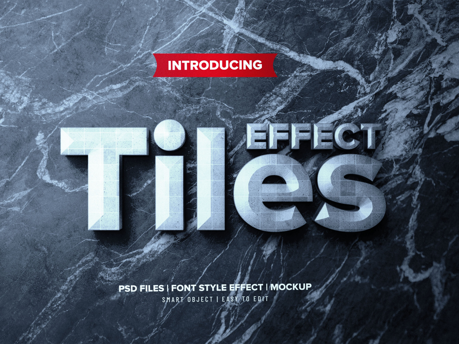 TILES – PHOTOSHOP TEXT EFFECT by Design4months on Dribbble
